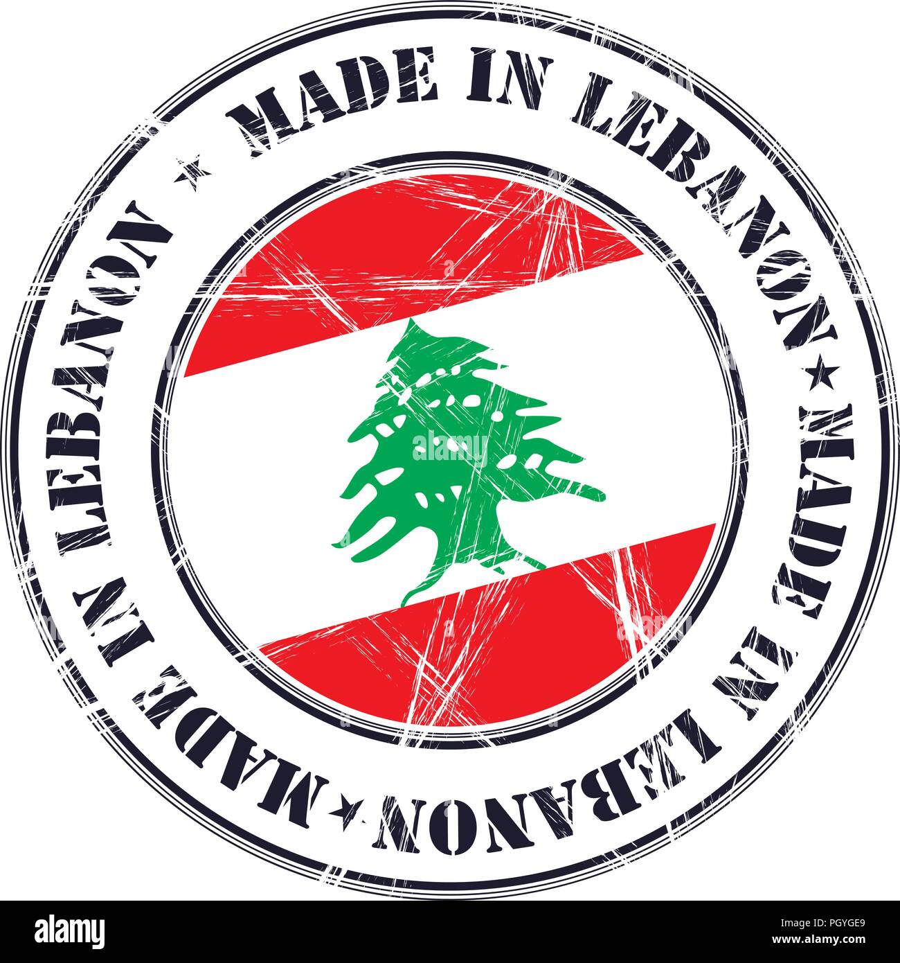 National emblem of lebanon Stock Vector Images - Alamy