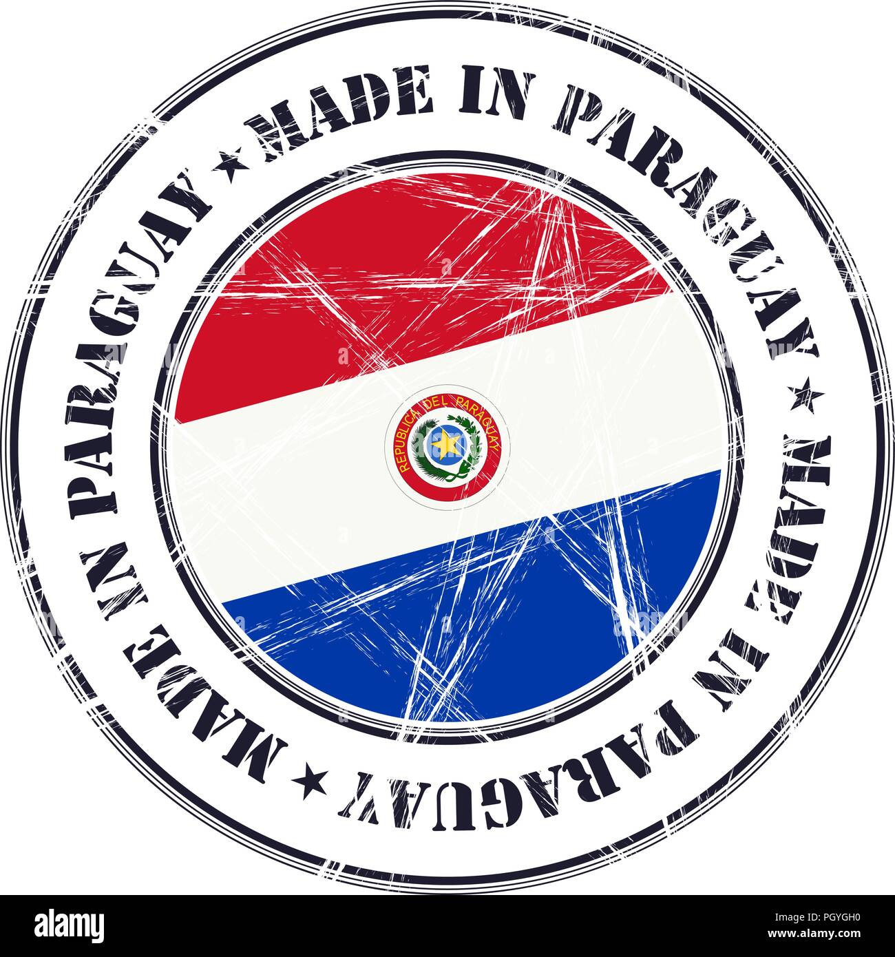 Paraguay stamp Stock Vector Images - Alamy