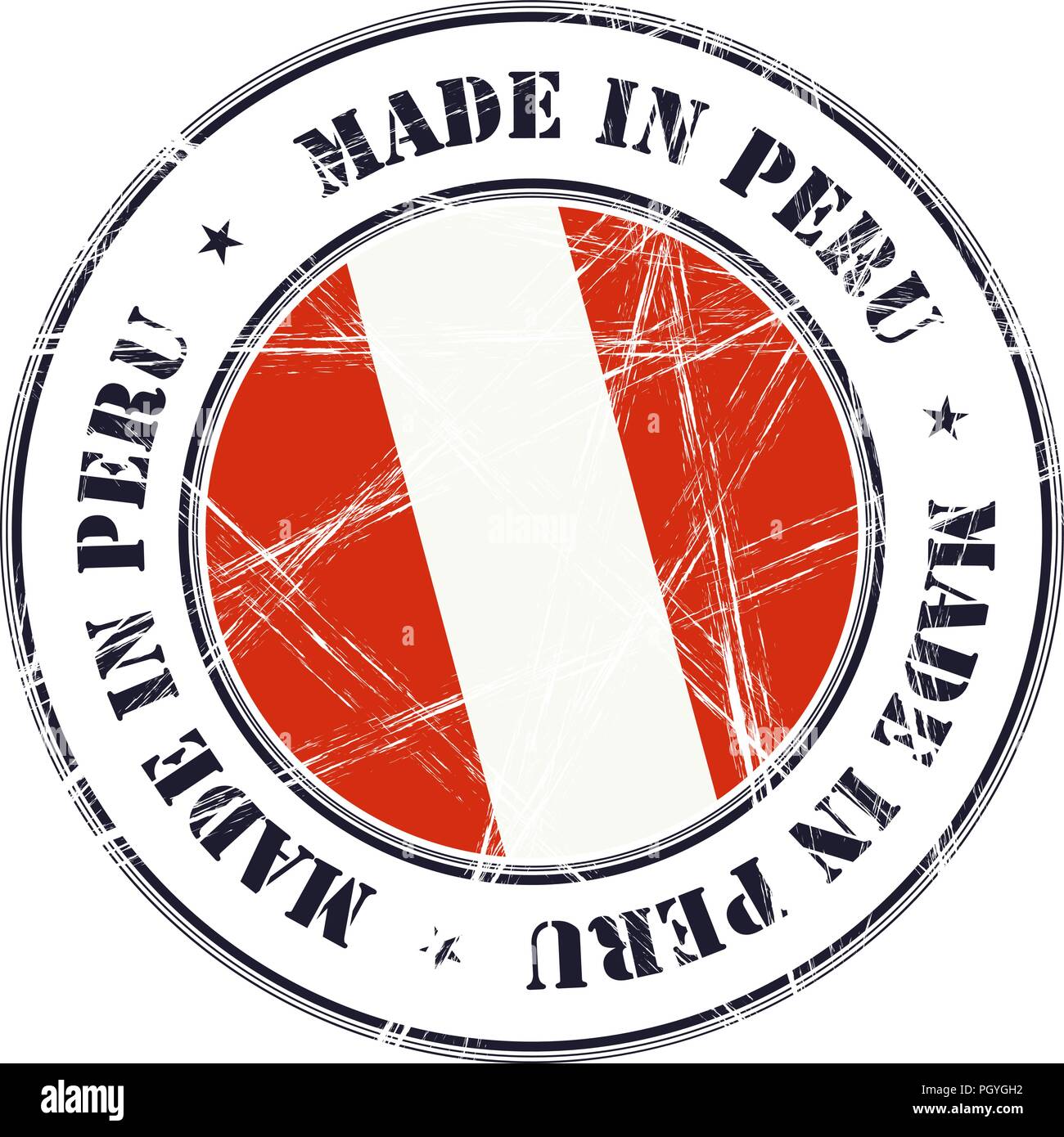 Stamp peru Stock Vector Images - Alamy