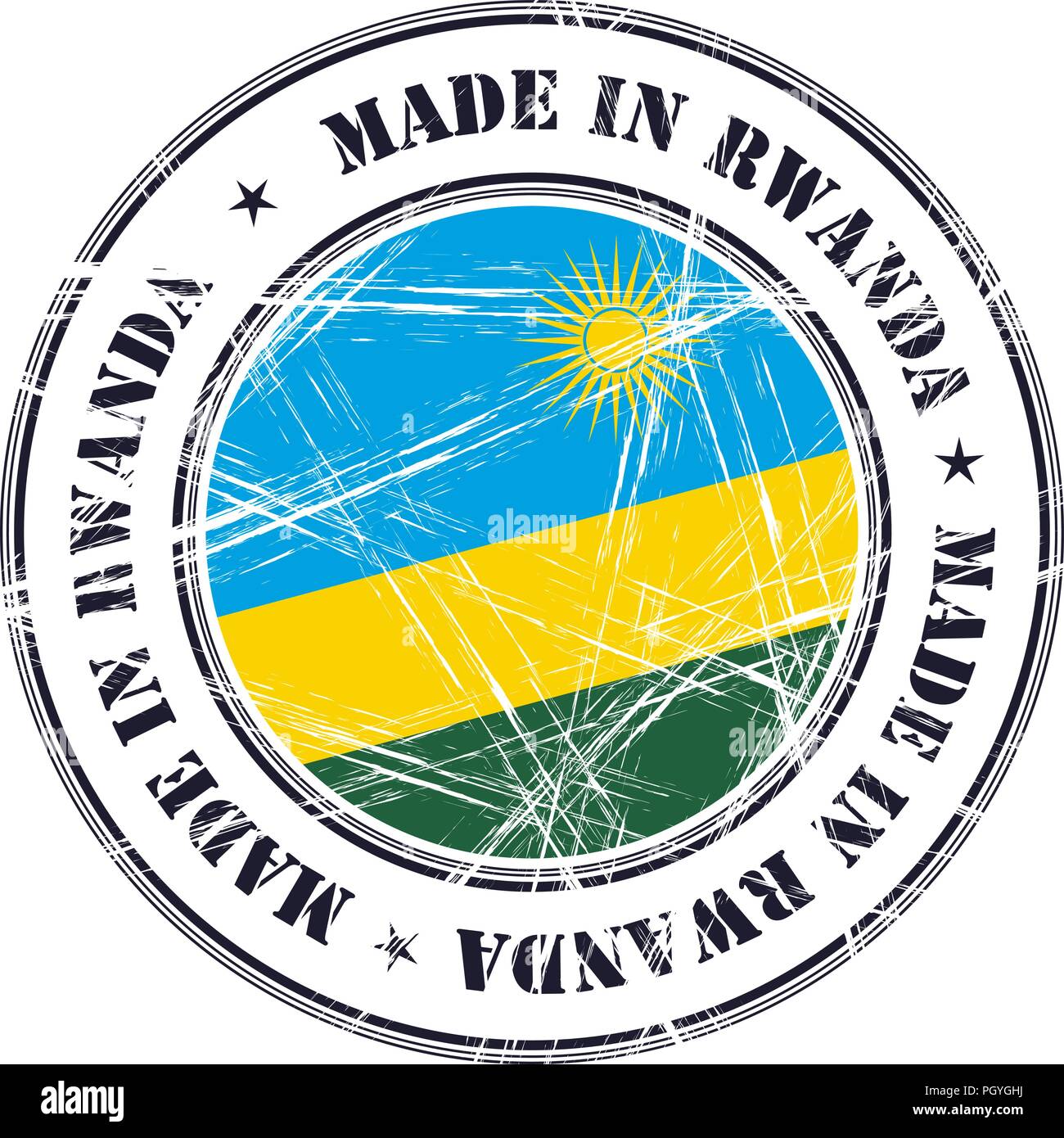 Rwanda flag background Stock Vector Images - Alamy