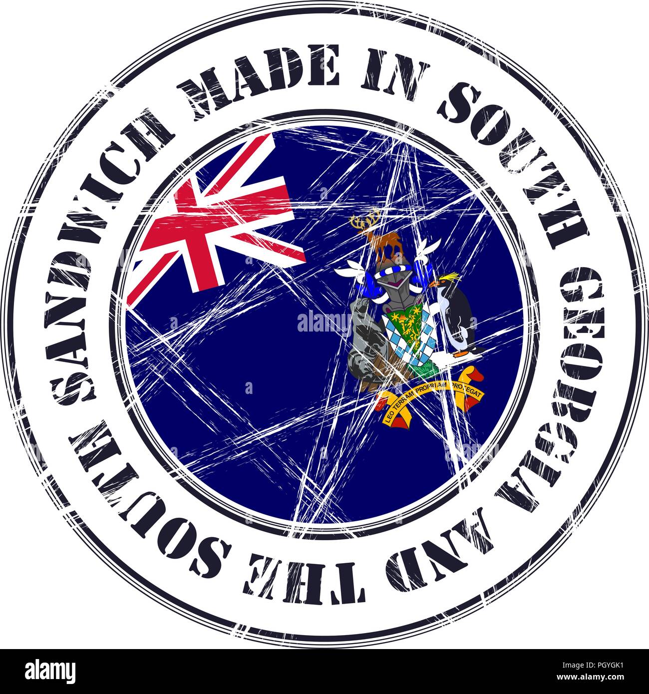 Flag of sandwich islands Stock Vector Images - Alamy