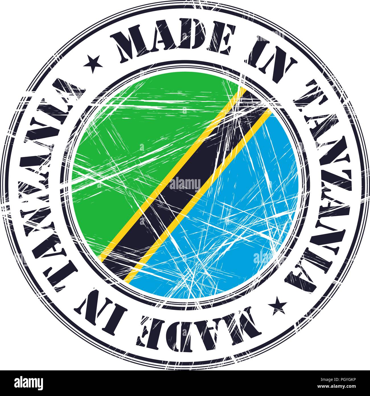 Made in tanzania Stock Vector Images - Alamy
