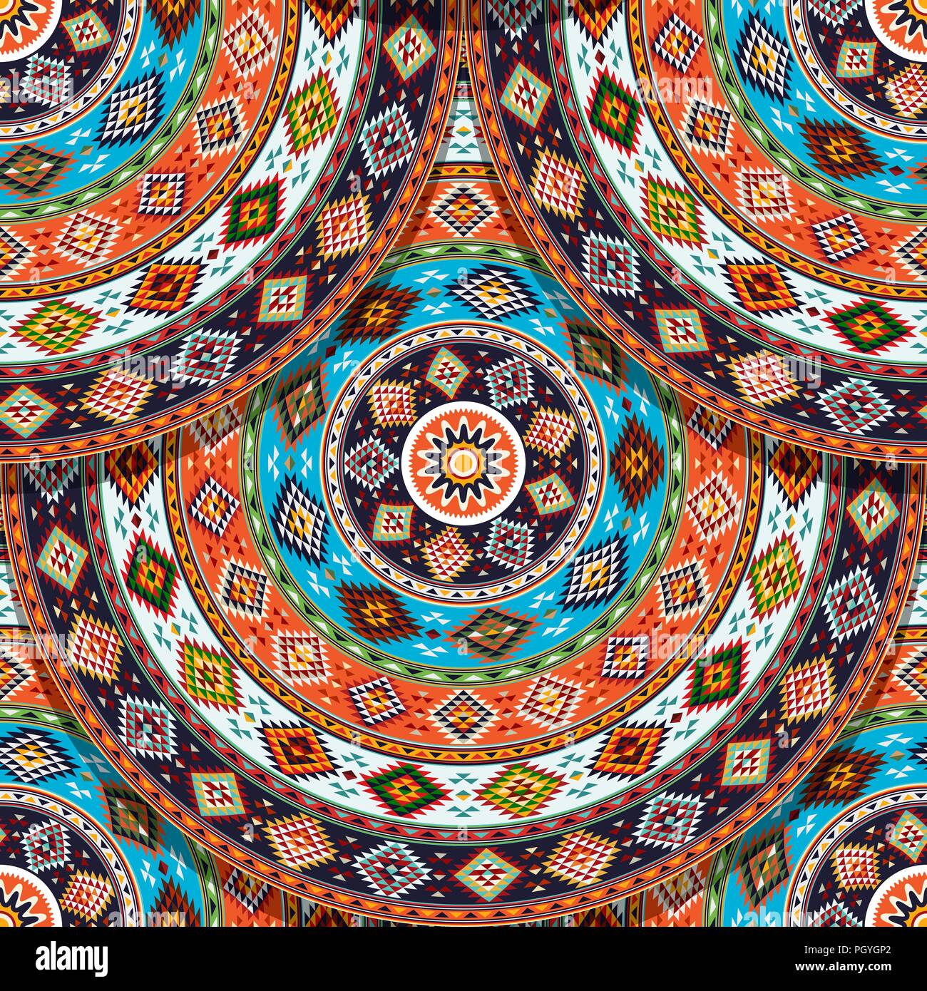 Indian cotton rug Stock Vector Images - Alamy