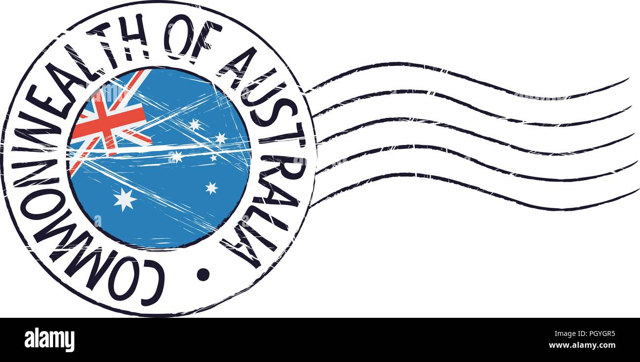 Passport stamp australia Stock Vector Images - Alamy