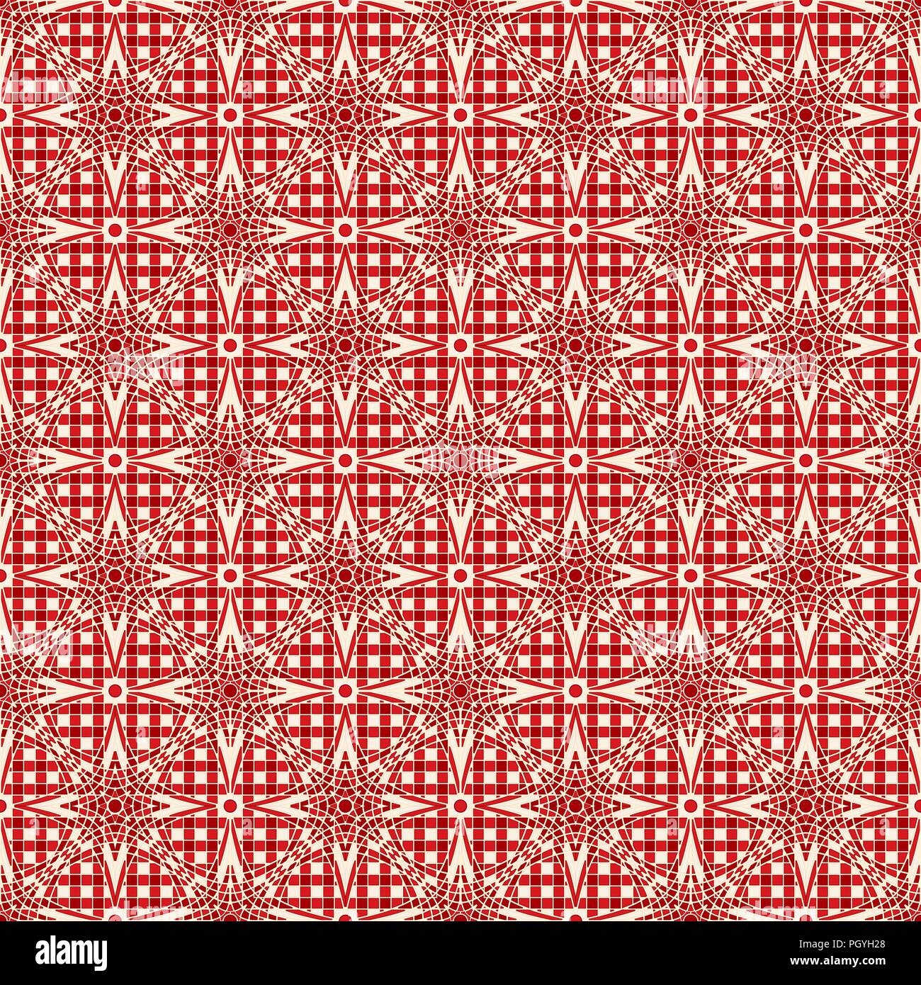 Red mosaic Stock Vector Images - Alamy