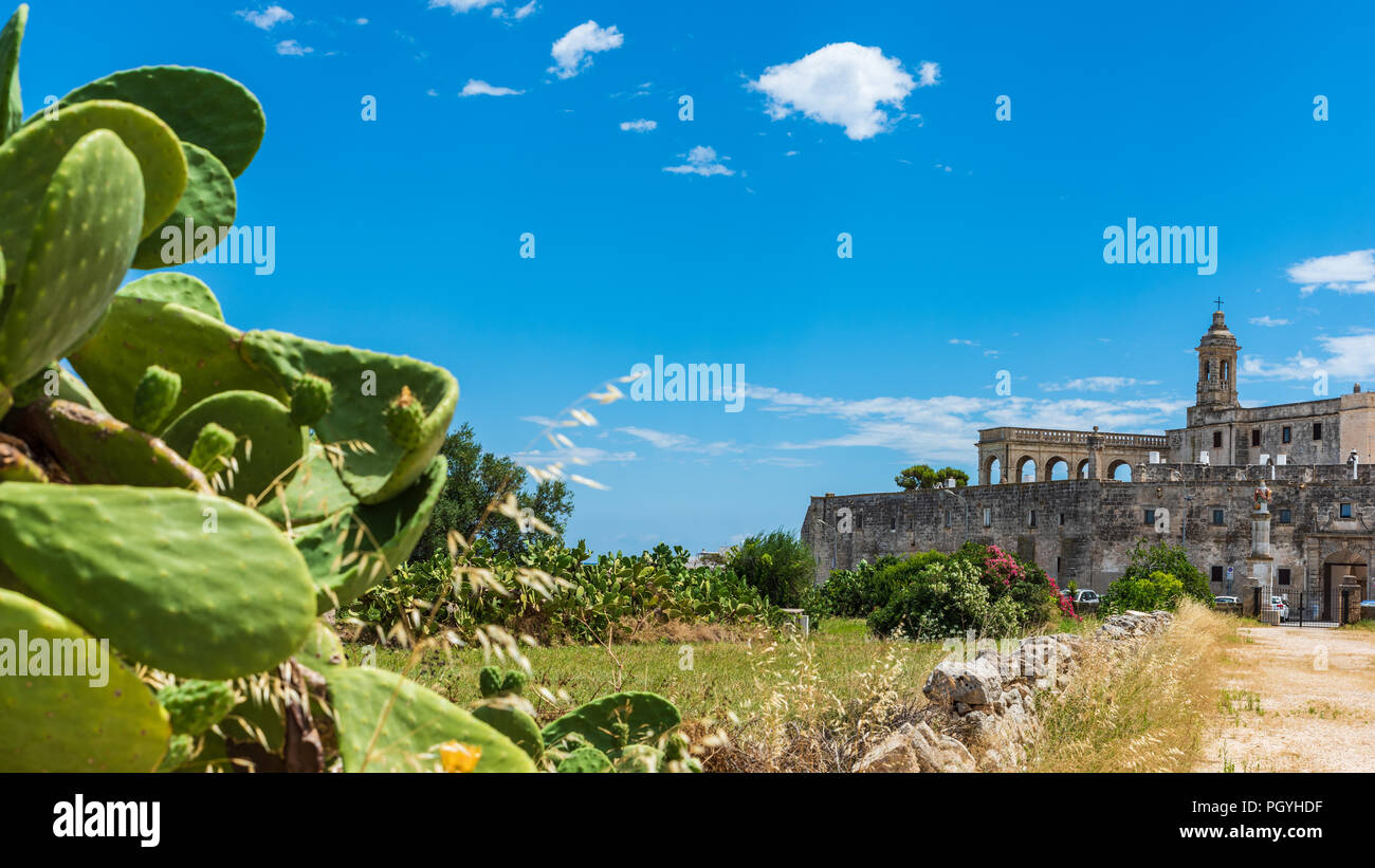 Abbey and San Vito Bay Stock Photo - Alamy
