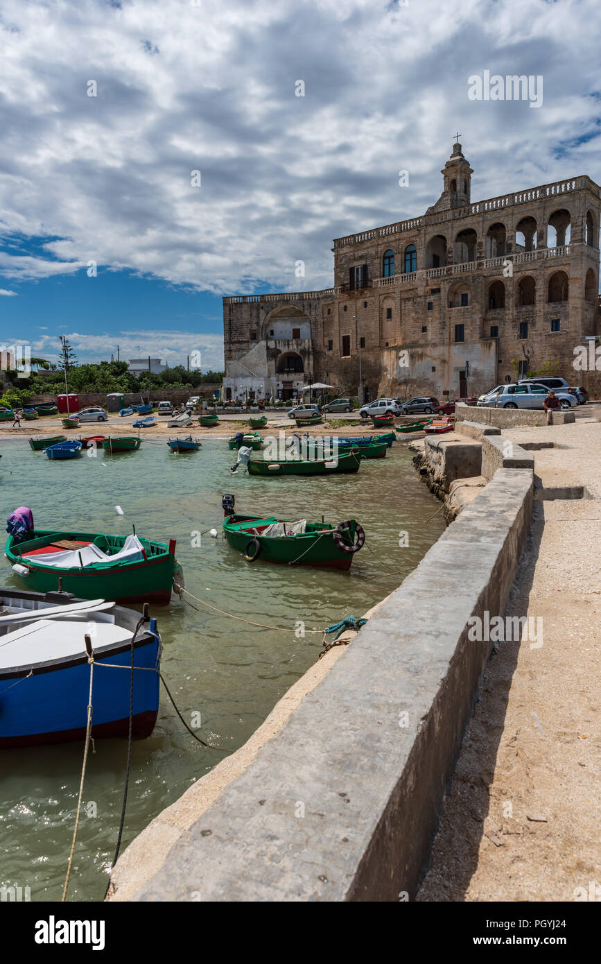 Abbey and San Vito Bay Stock Photo - Alamy