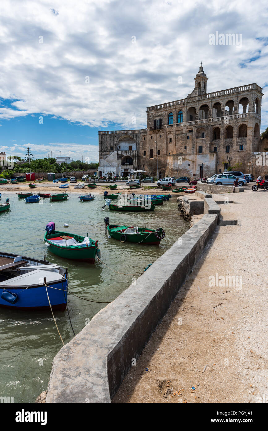 Abbey and San Vito Bay Stock Photo - Alamy