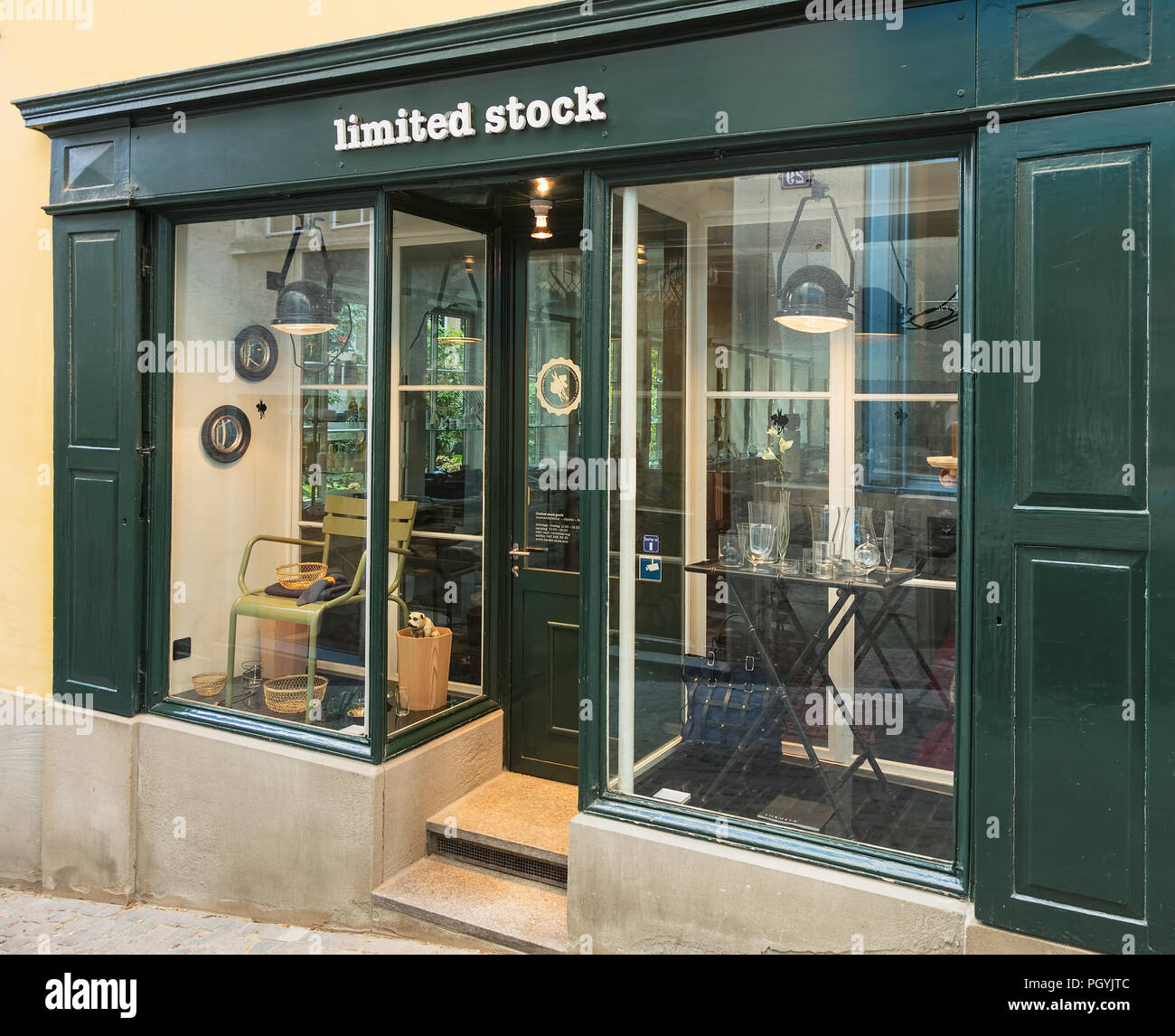 Zurich, Switzerland - August 26, 2018: the limited stock store on ...