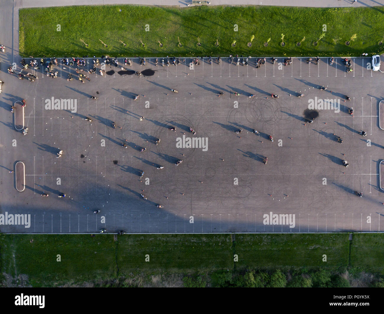 Biker driving motorbike during road hi-res stock photography and images ...