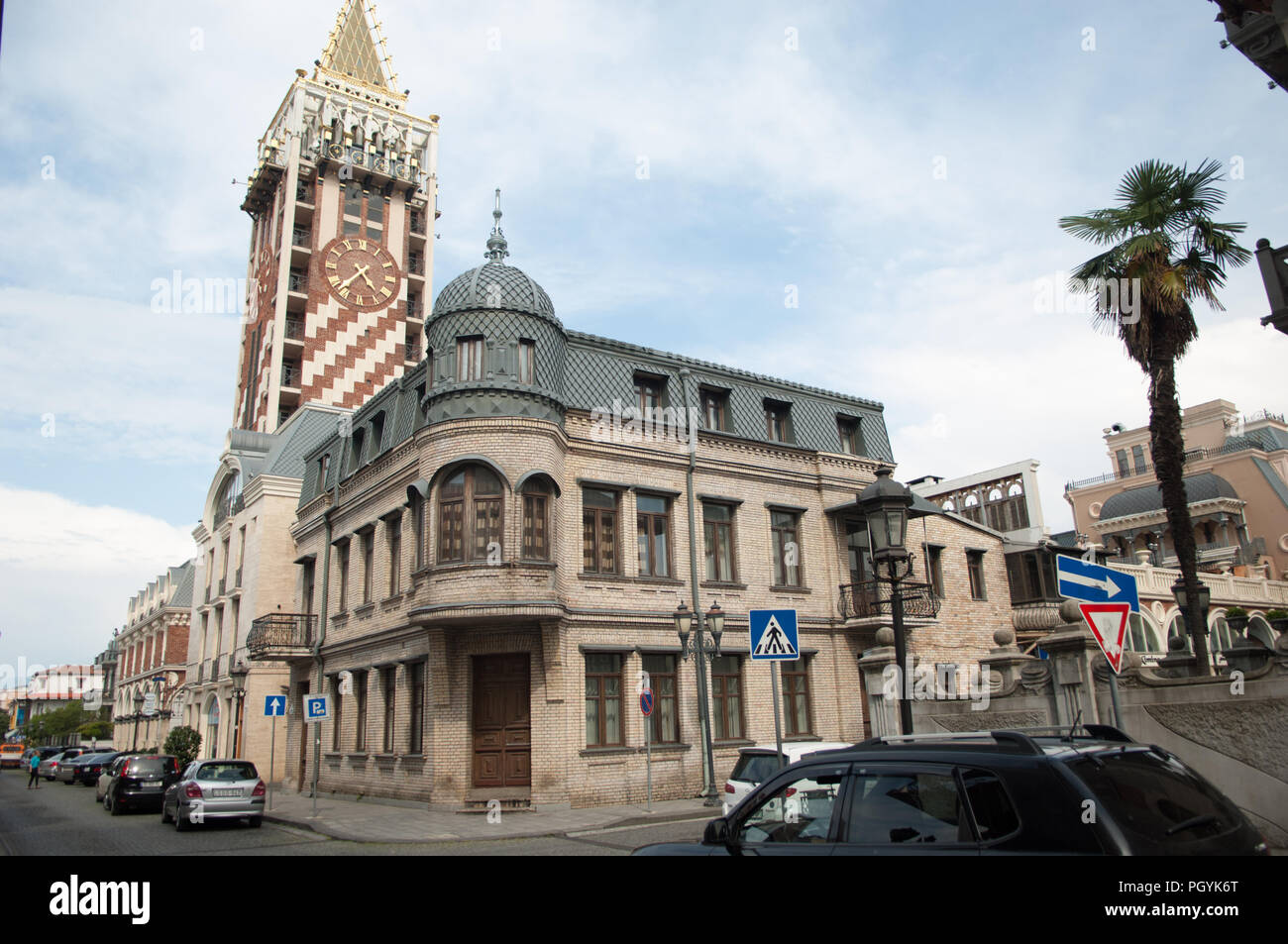 Clock Tower, Batumi Stock Photo - Alamy