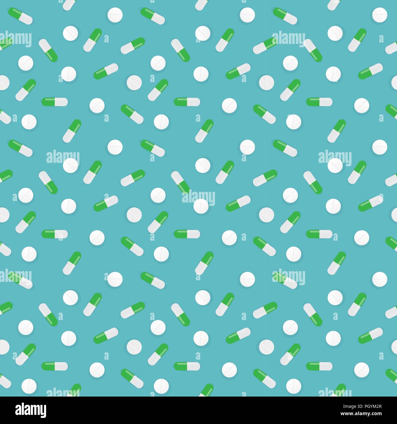 Colorful Health Medical Background. Seamless pattern. Vector ...