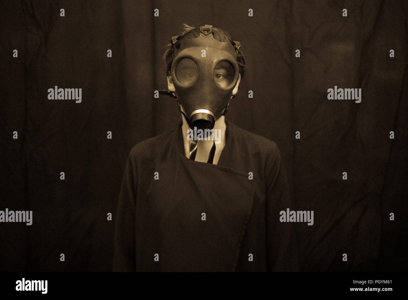 Scary Gas Mask Wallpaper