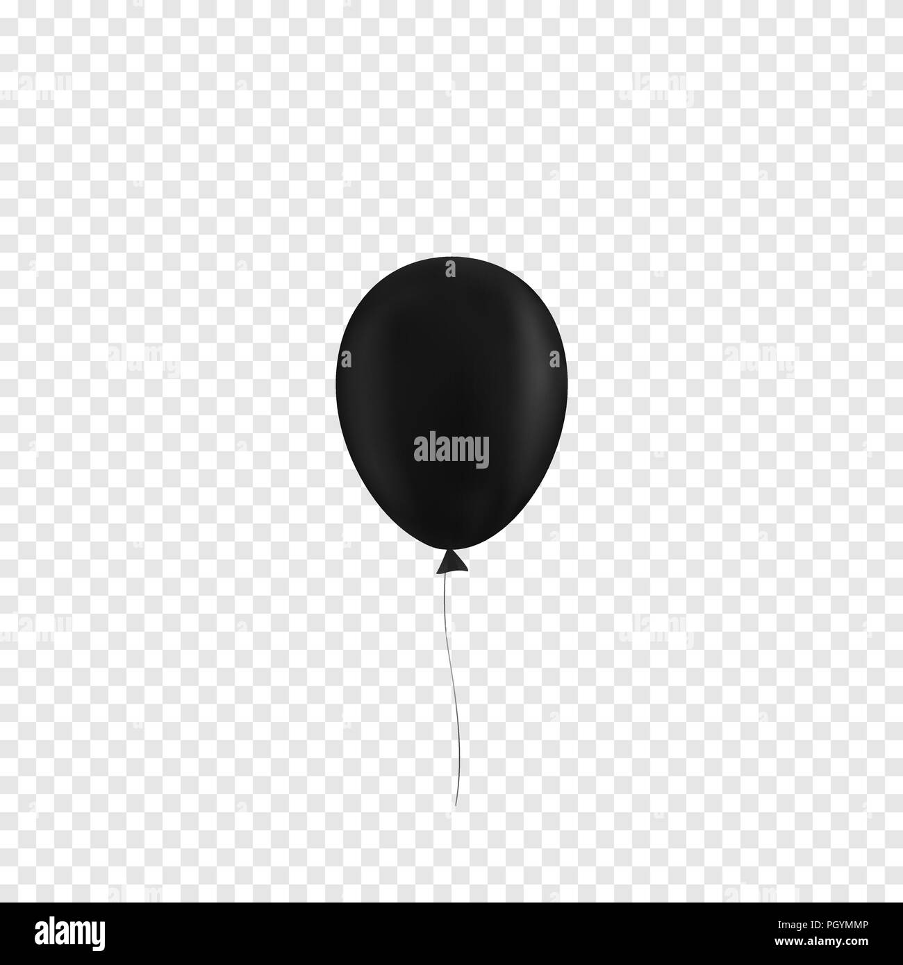 Balloons isolated dark background Stock Vector Images - Alamy