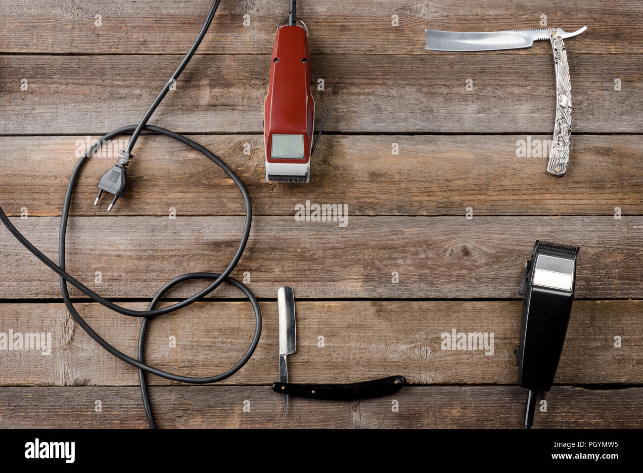Corded electric hair trimmers Stock Photo - Alamy
