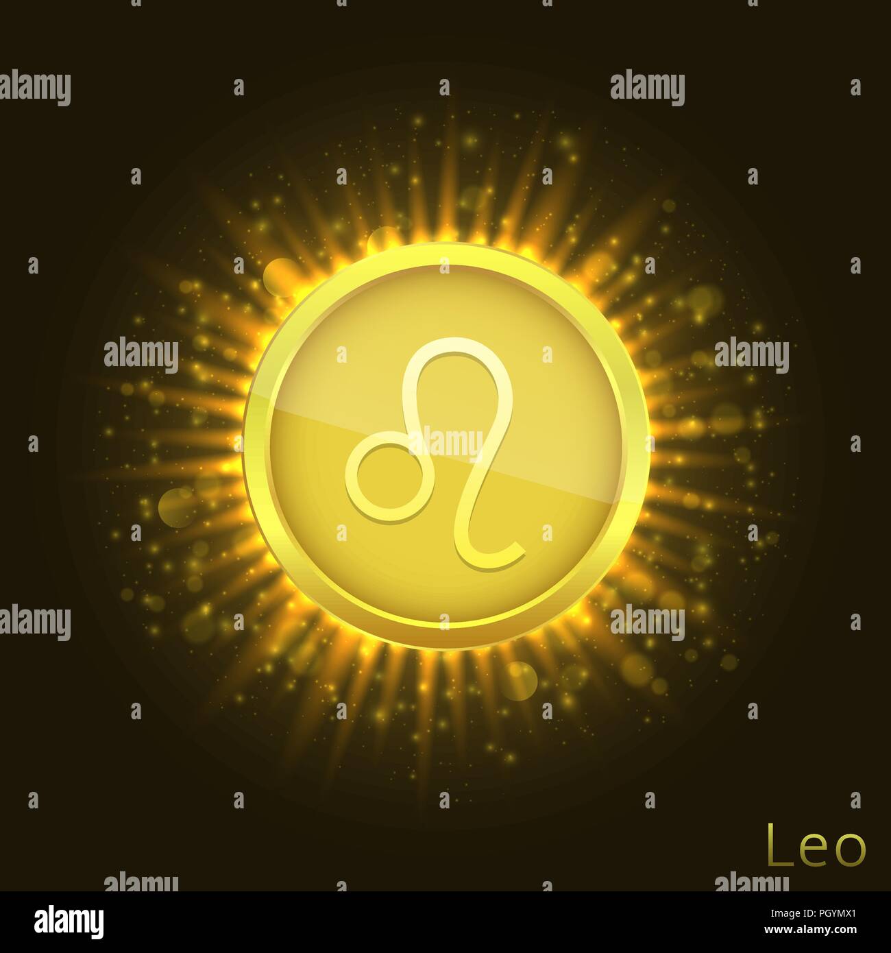 Leo sign Stock Vector Images - Alamy