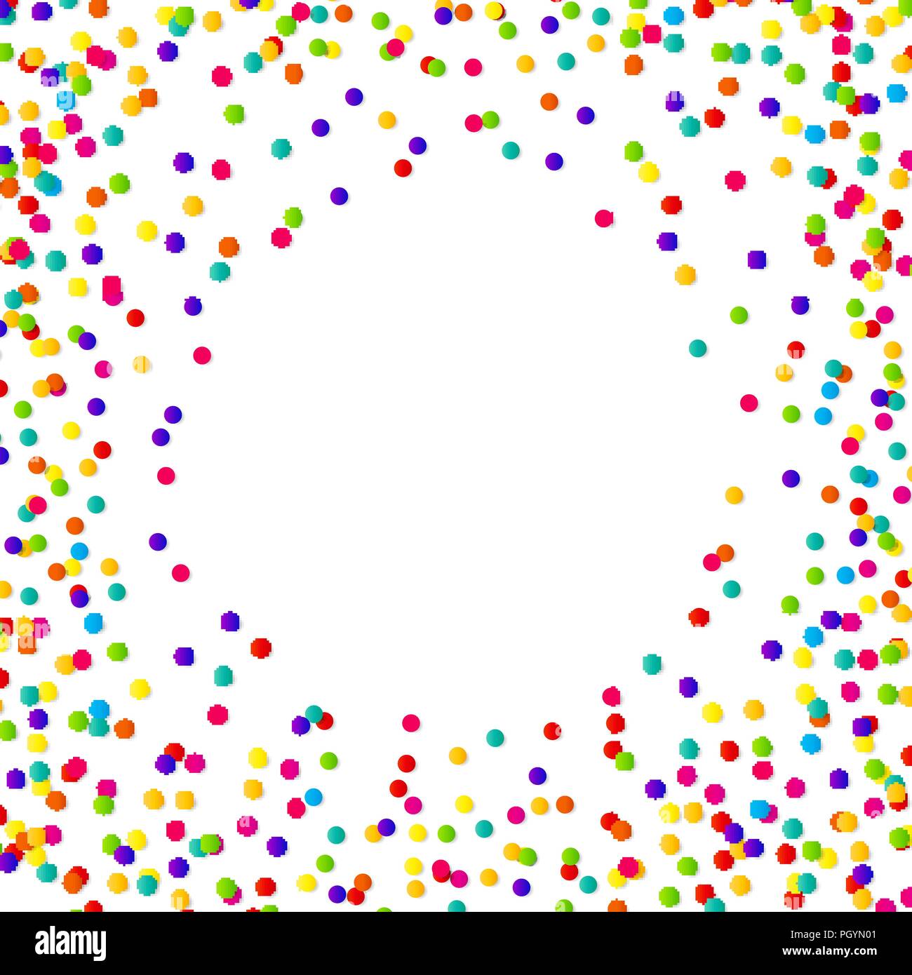 Confetti background Stock Vector Images - Alamy