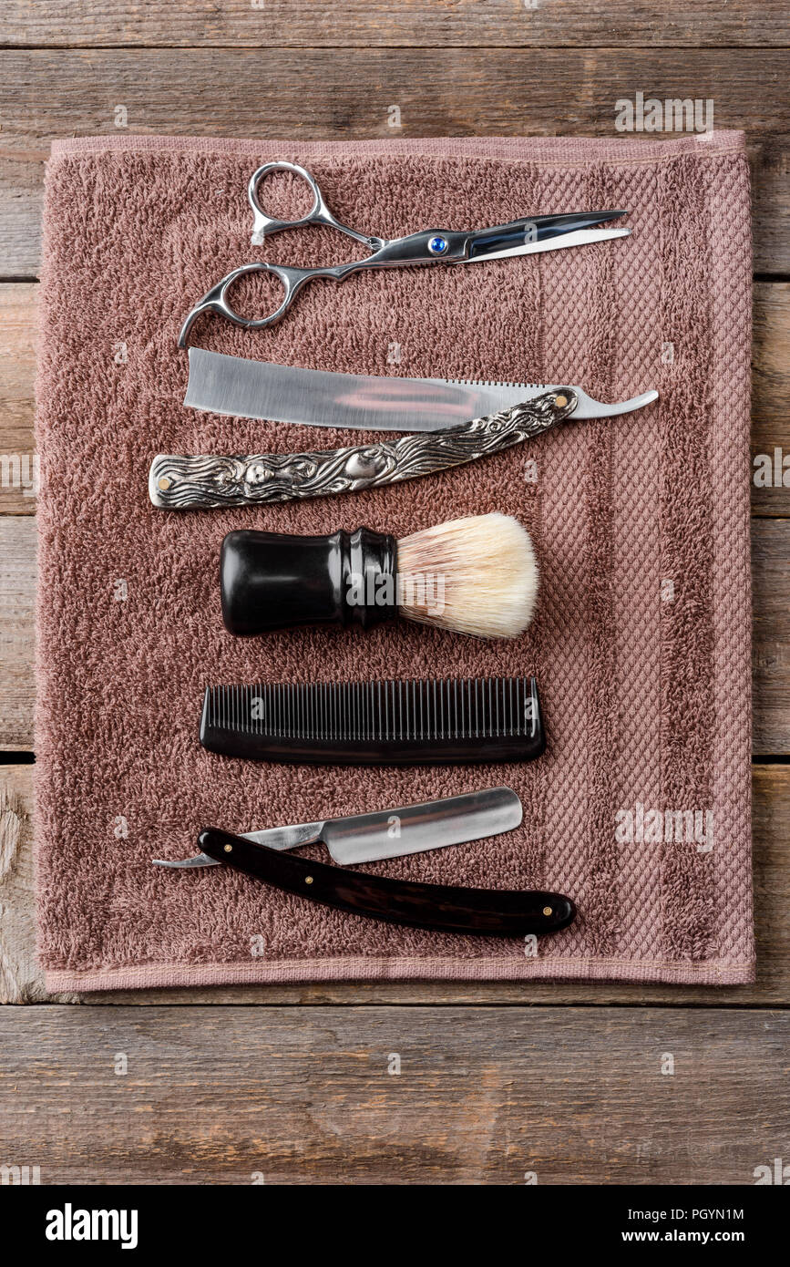 Straight razors hi-res stock photography and images - Alamy