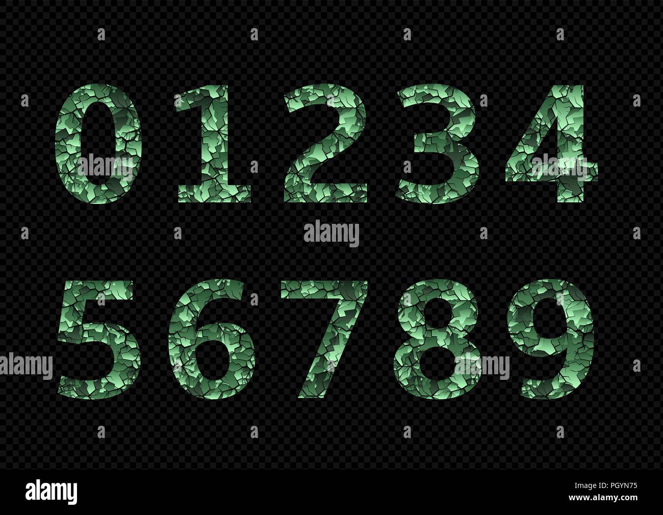Military Font Numbers