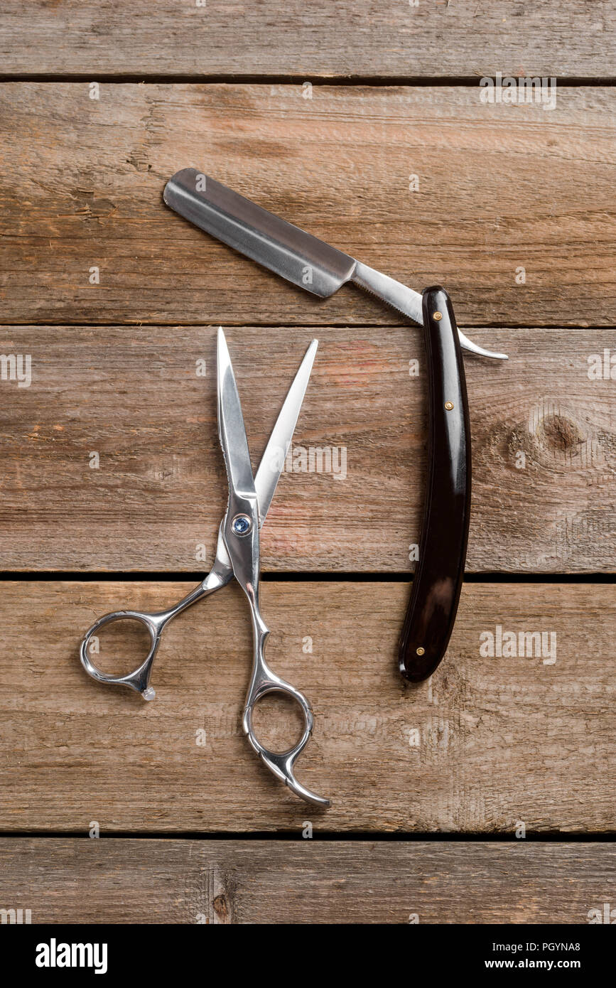 Barber scissors hi-res stock photography and images - Alamy