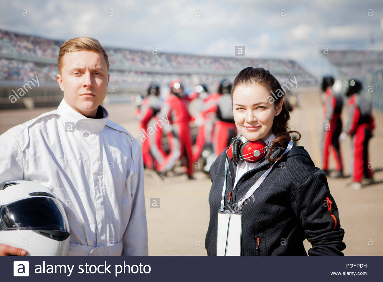 Racing Driver Holding Helmet High Resolution Stock Photography and ...