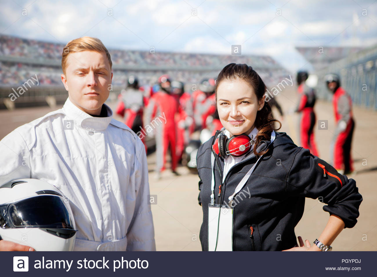 Racing Driver Holding Helmet High Resolution Stock Photography and ...