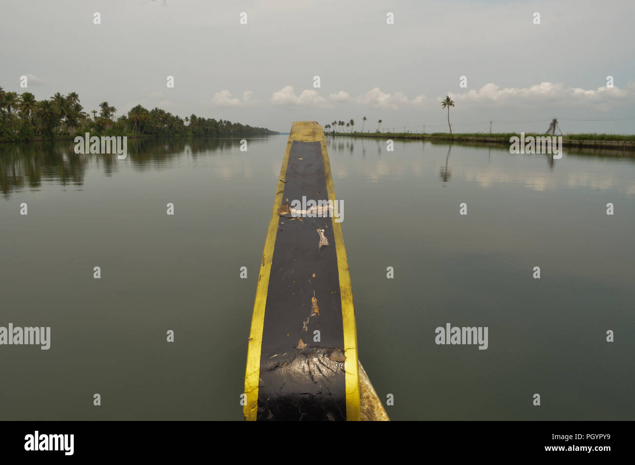 Backwater in kerala Stock Photo - Alamy