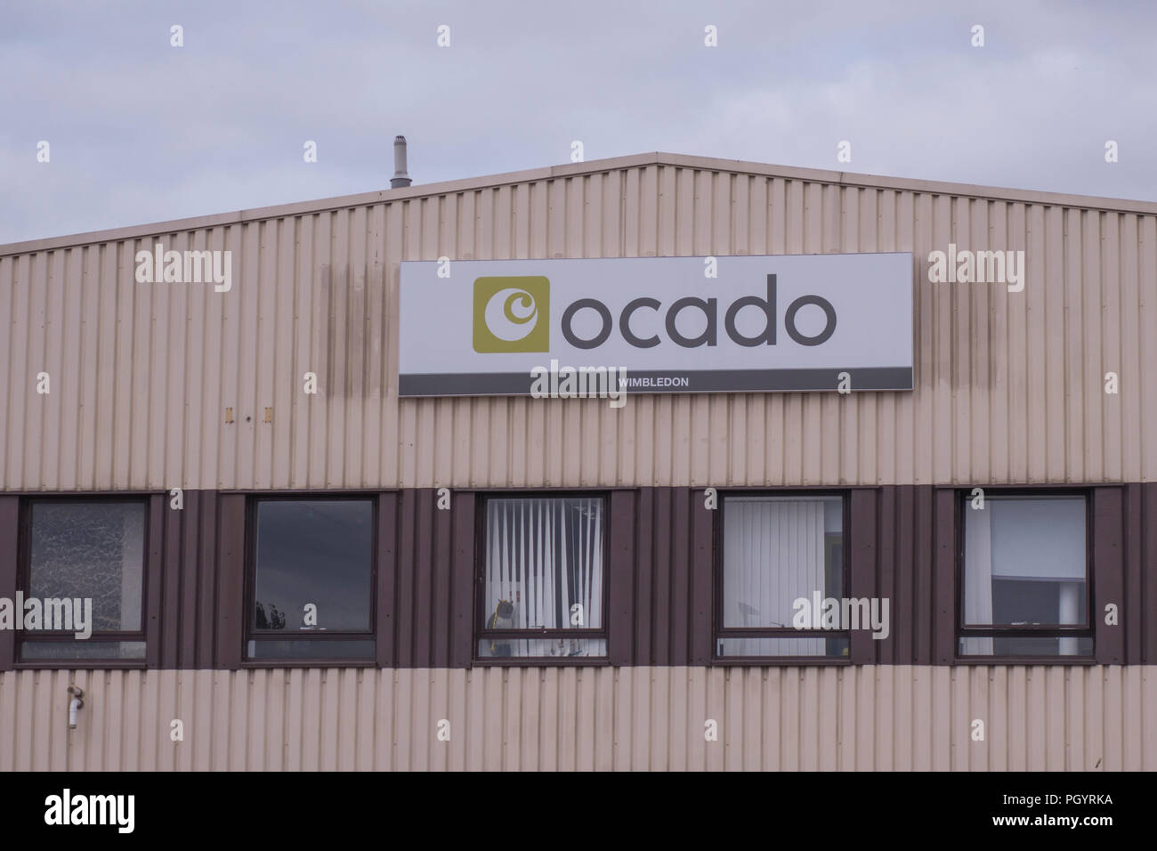 Ocado logo, a British online food delivery company Stock Photo - Alamy