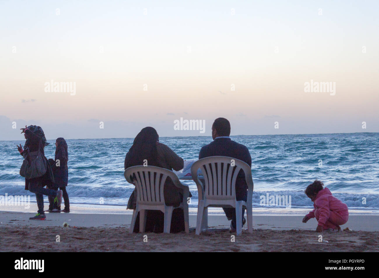 Mediterranean Sea Beach,Alexandria,Egypt Stock Photo - Alamy