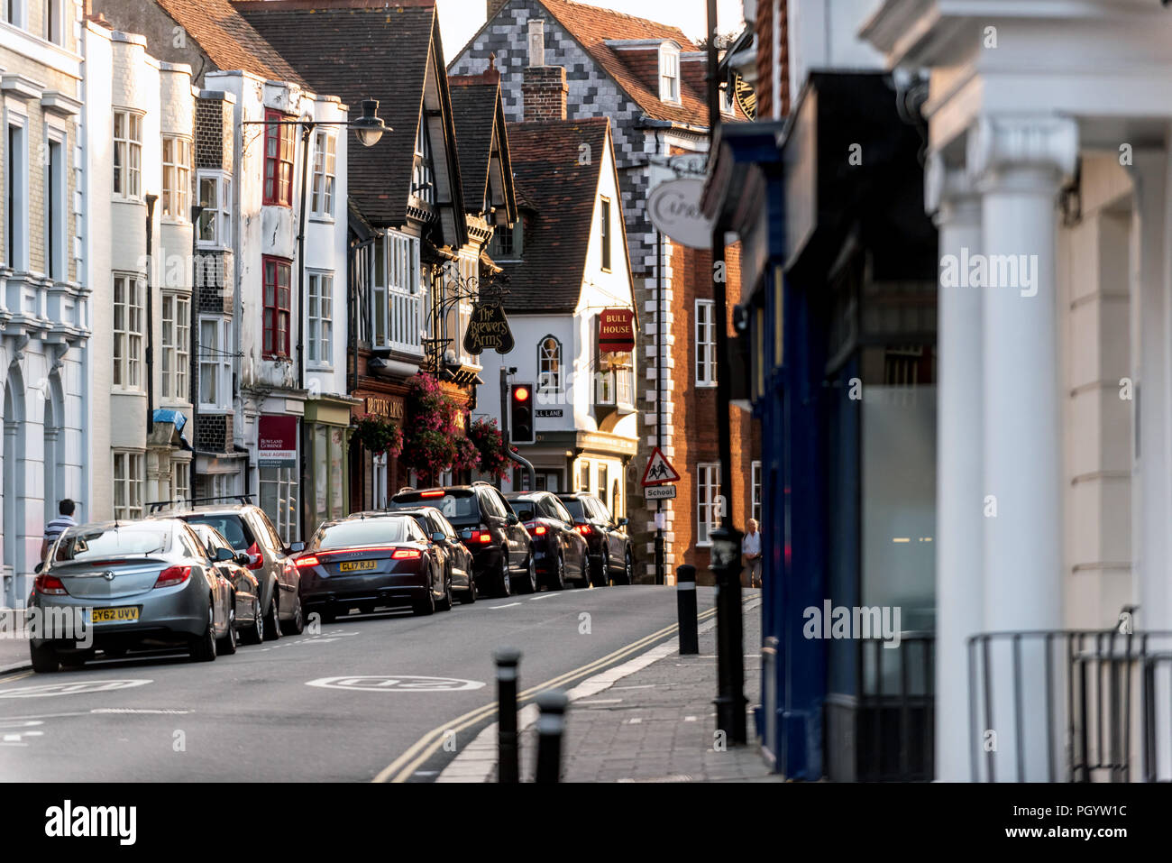 Lewes High Street Stock Photo - Alamy