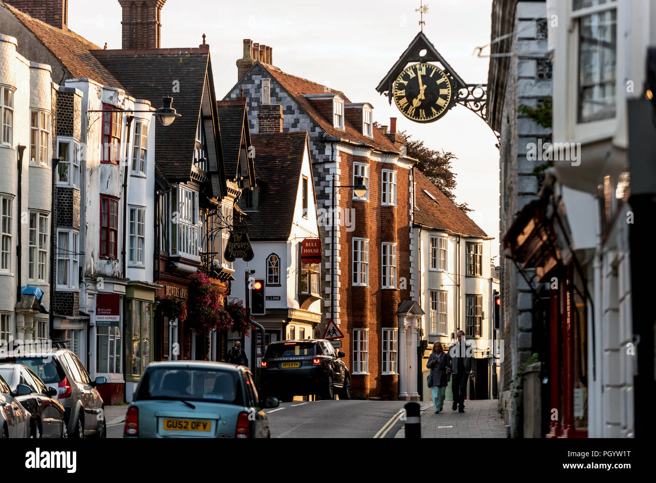 Lewes High Street Stock Photo - Alamy