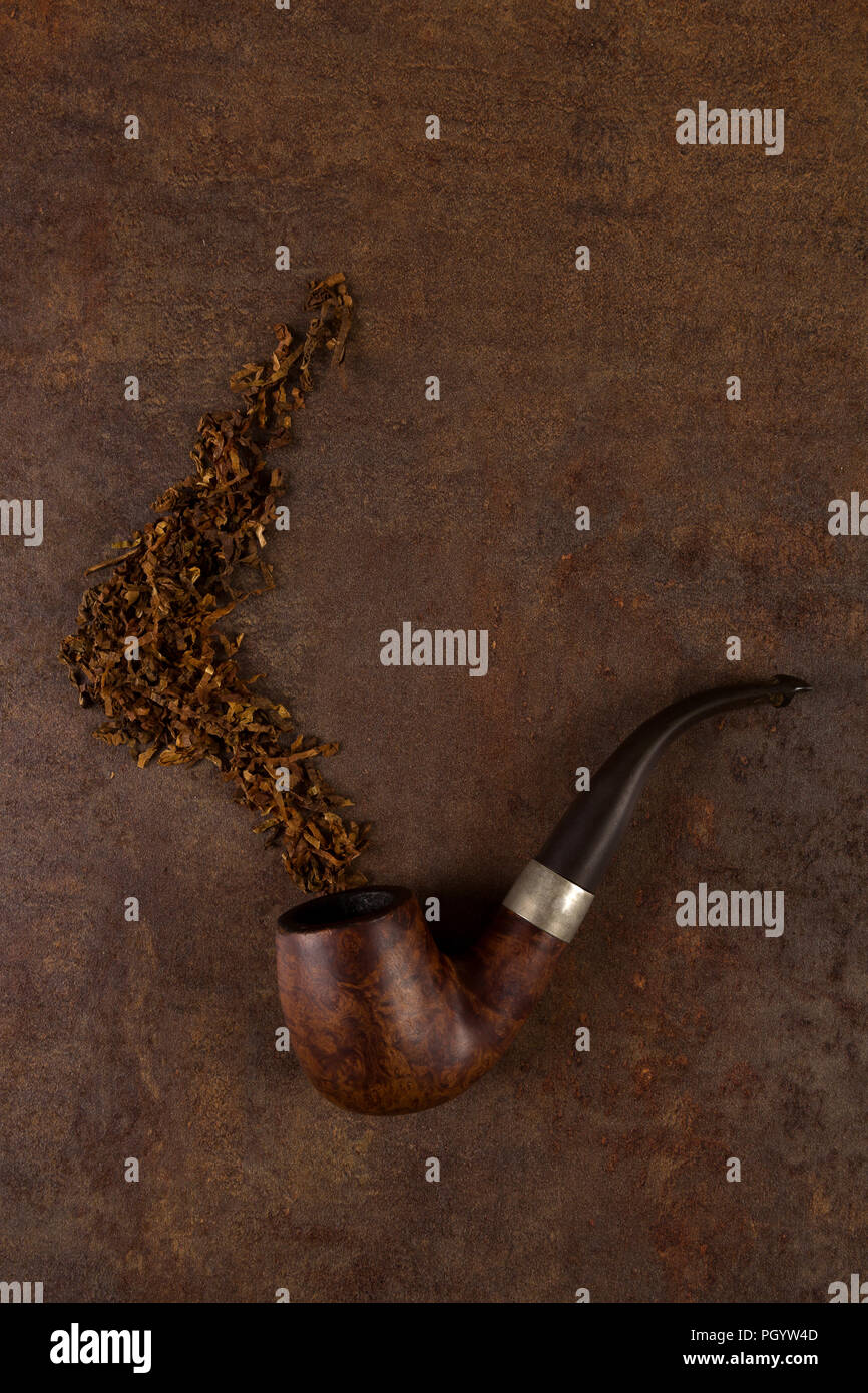 Brown smoking pipe flat hi-res stock photography and images - Alamy