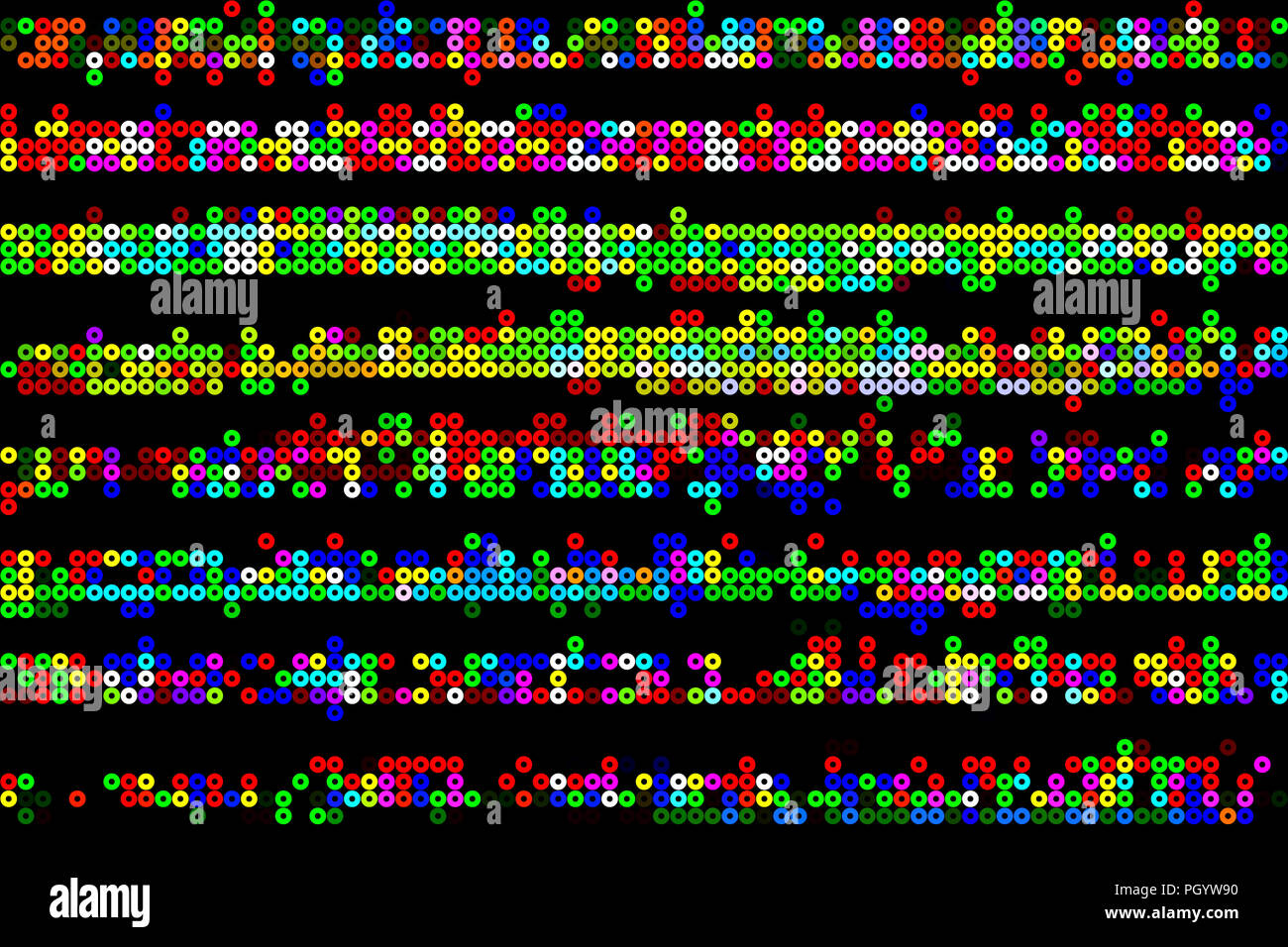 Colorful dot pattern as seamless abstract graphic design background ...