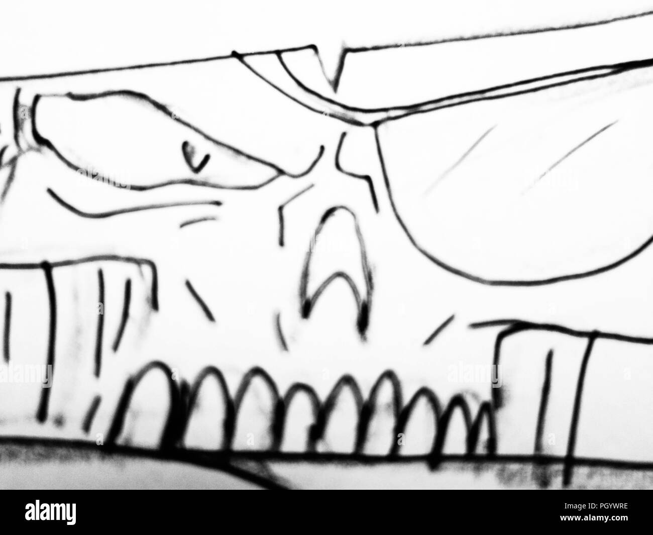 Monster lantern Black and White Stock Photos & Images - Alamy