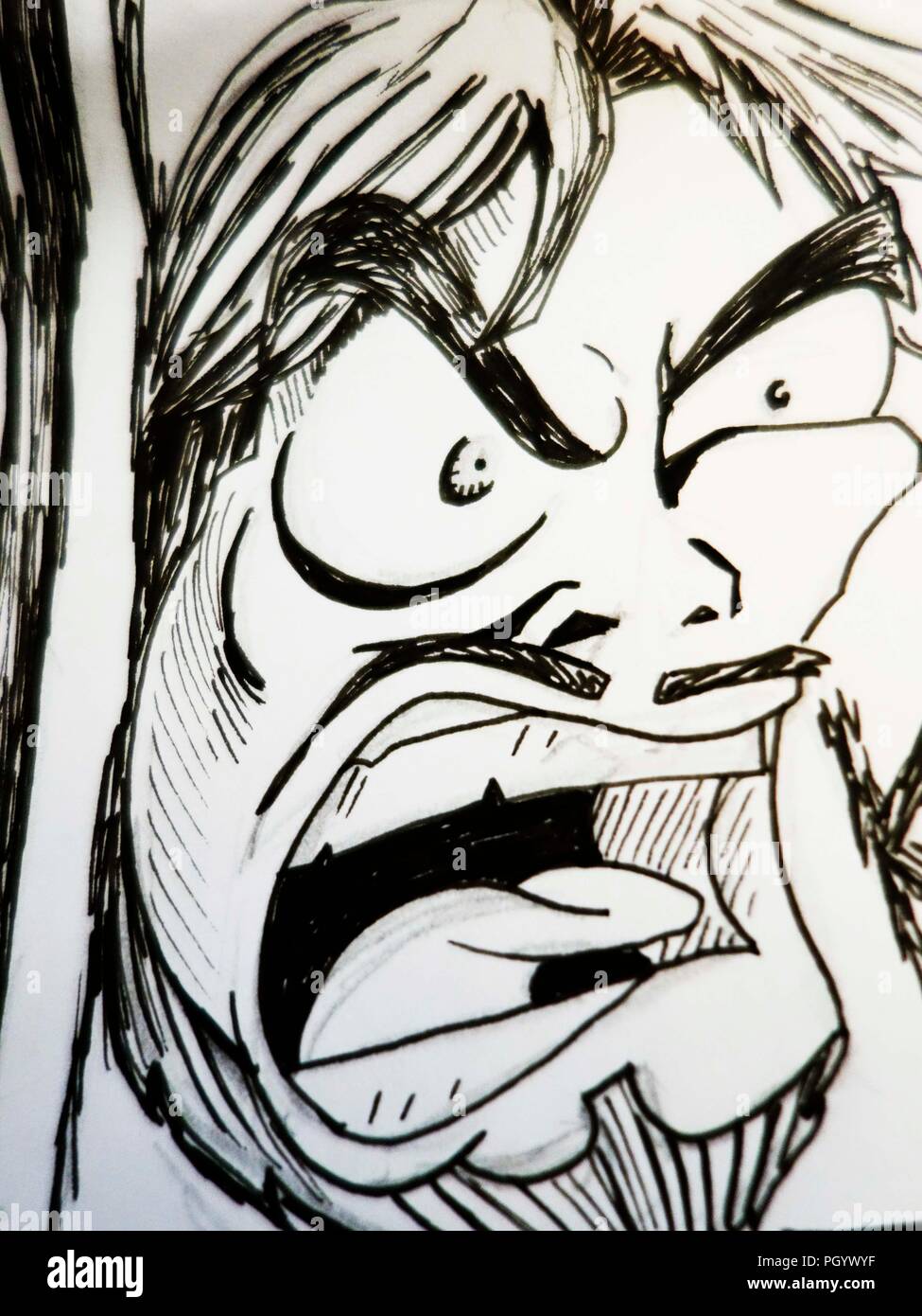 Drawing anime characters hi-res stock photography and images - Alamy