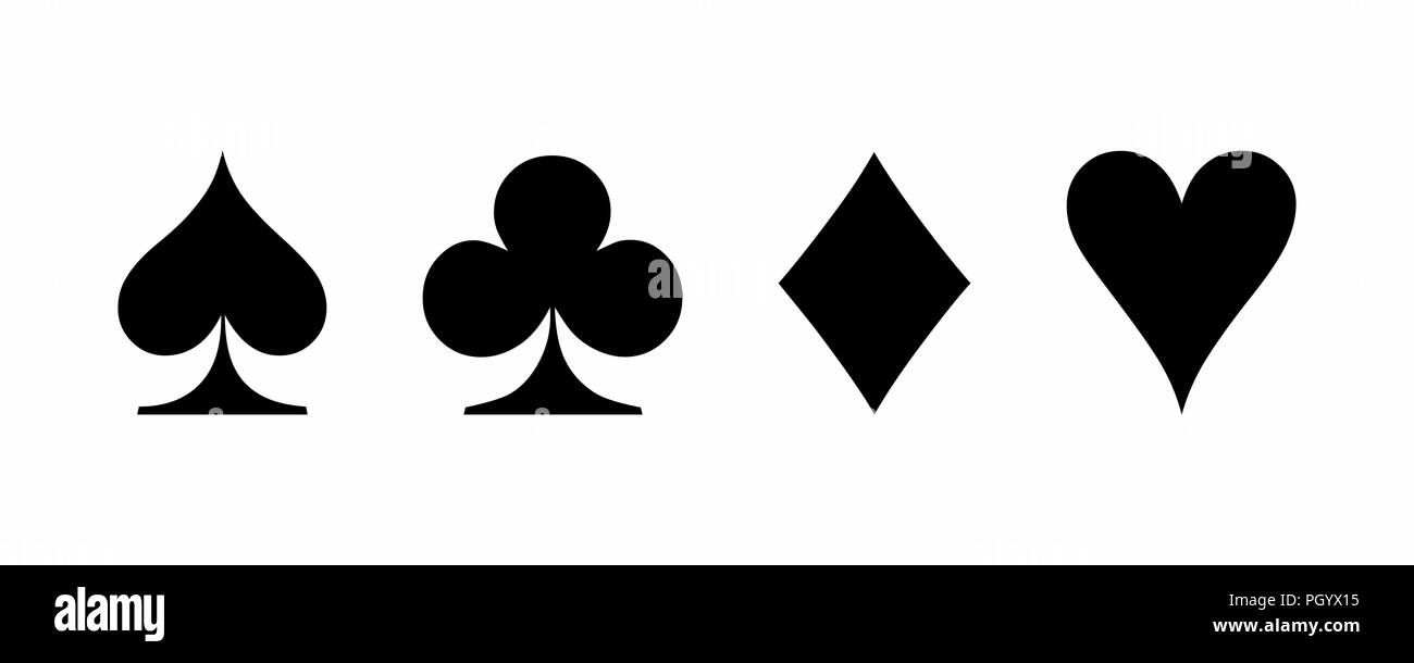 Card suits hi-res stock photography and images - Alamy