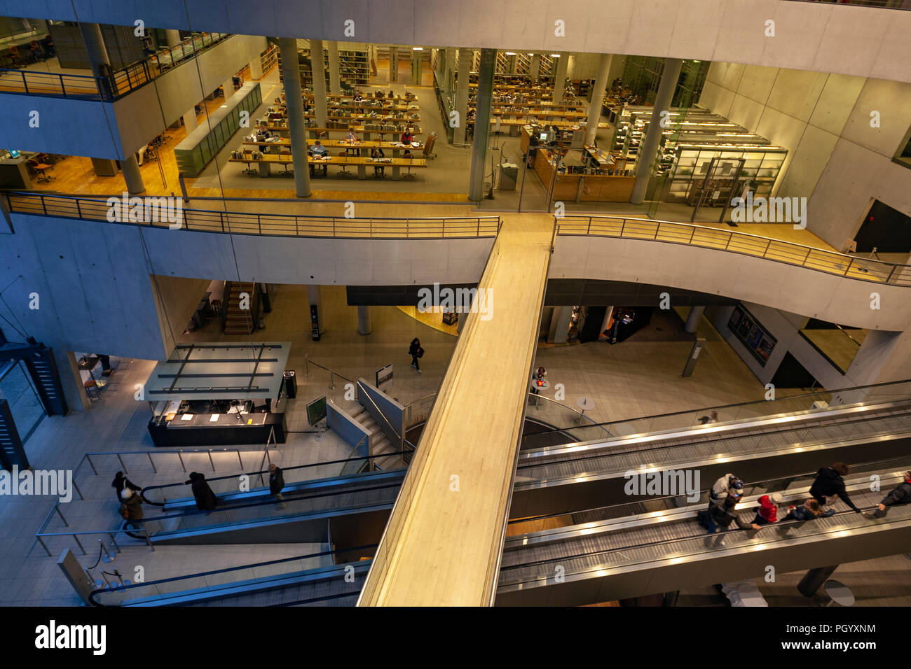 Royal Danish Library, The Black Diamond library, Designed by architects ...