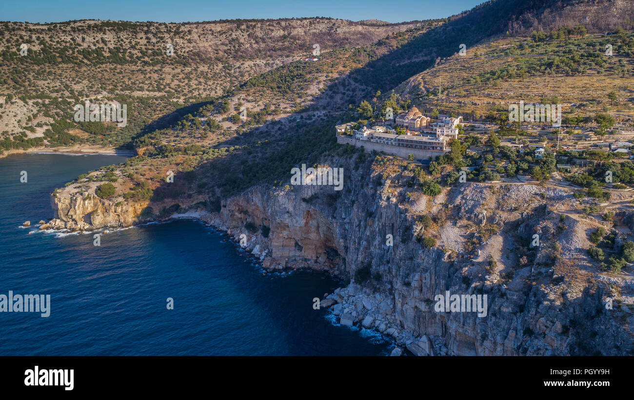Archangel Michael Monastery in Thassos island, East Macedonia and ...