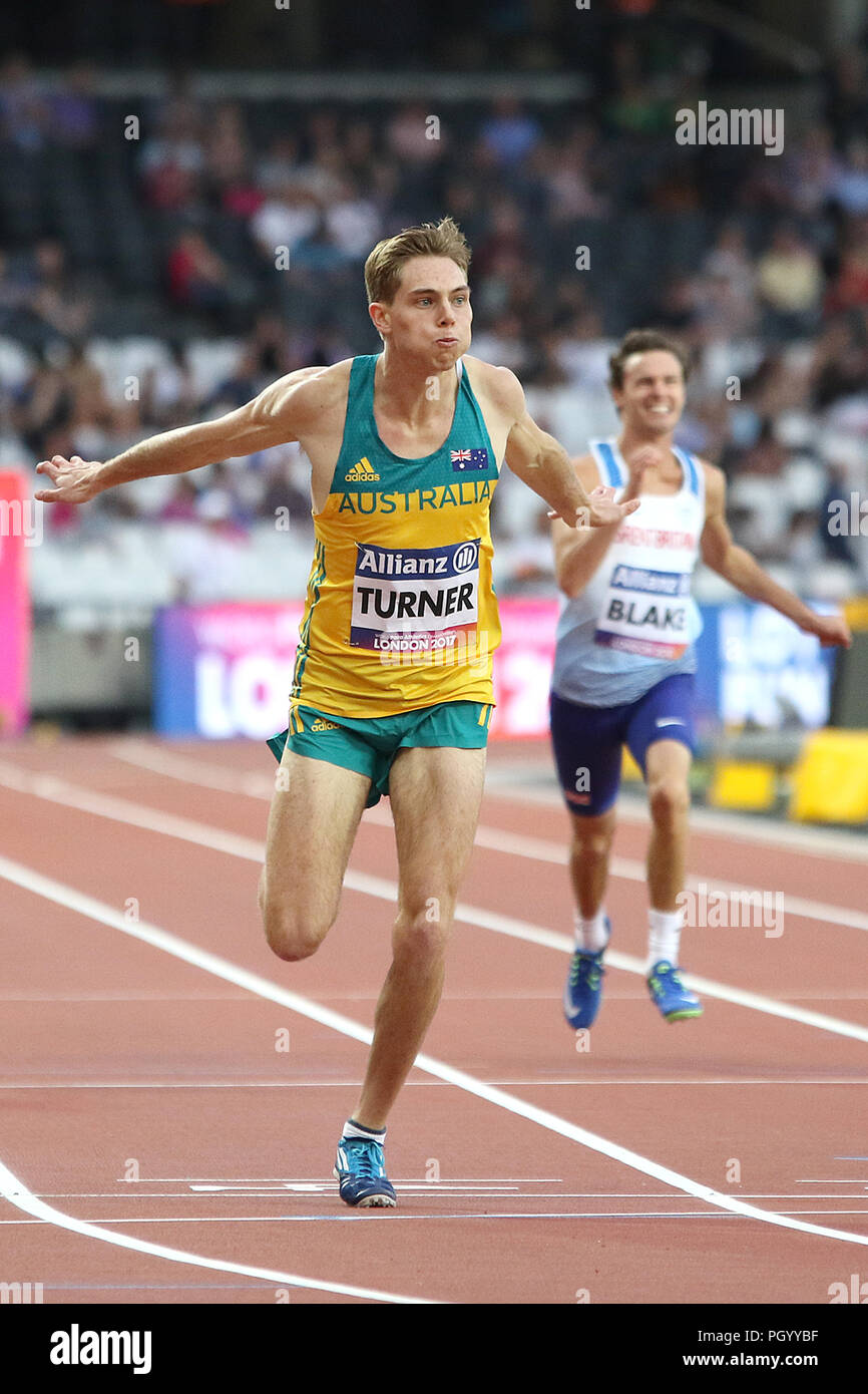 James TURNER of Australia wins gold in the Men's 200m T36 Final at the ...