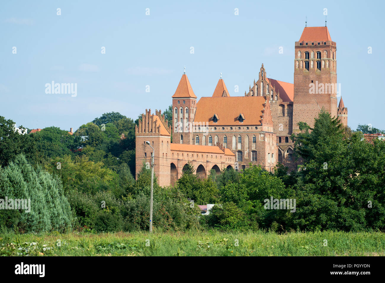 Brick Gothic gdanisko (dansker) of Brick Gothic castle a chapter house ...