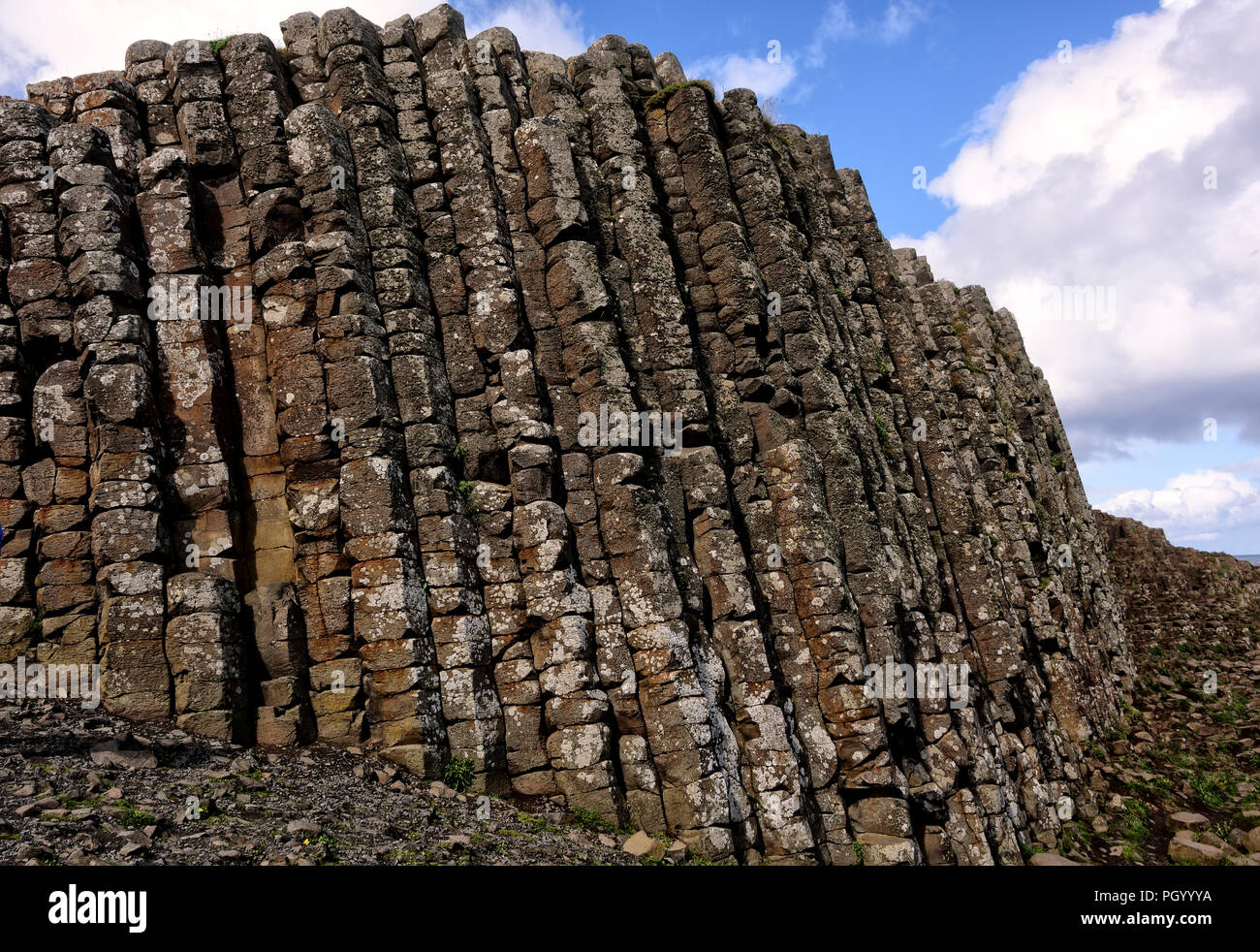 Giants Causeway, in Northern Ireland, a coastline filled with ...