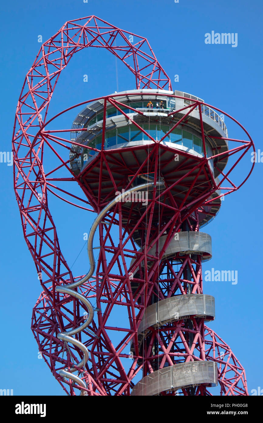 Abseiling orbit tower hi-res stock photography and images - Alamy