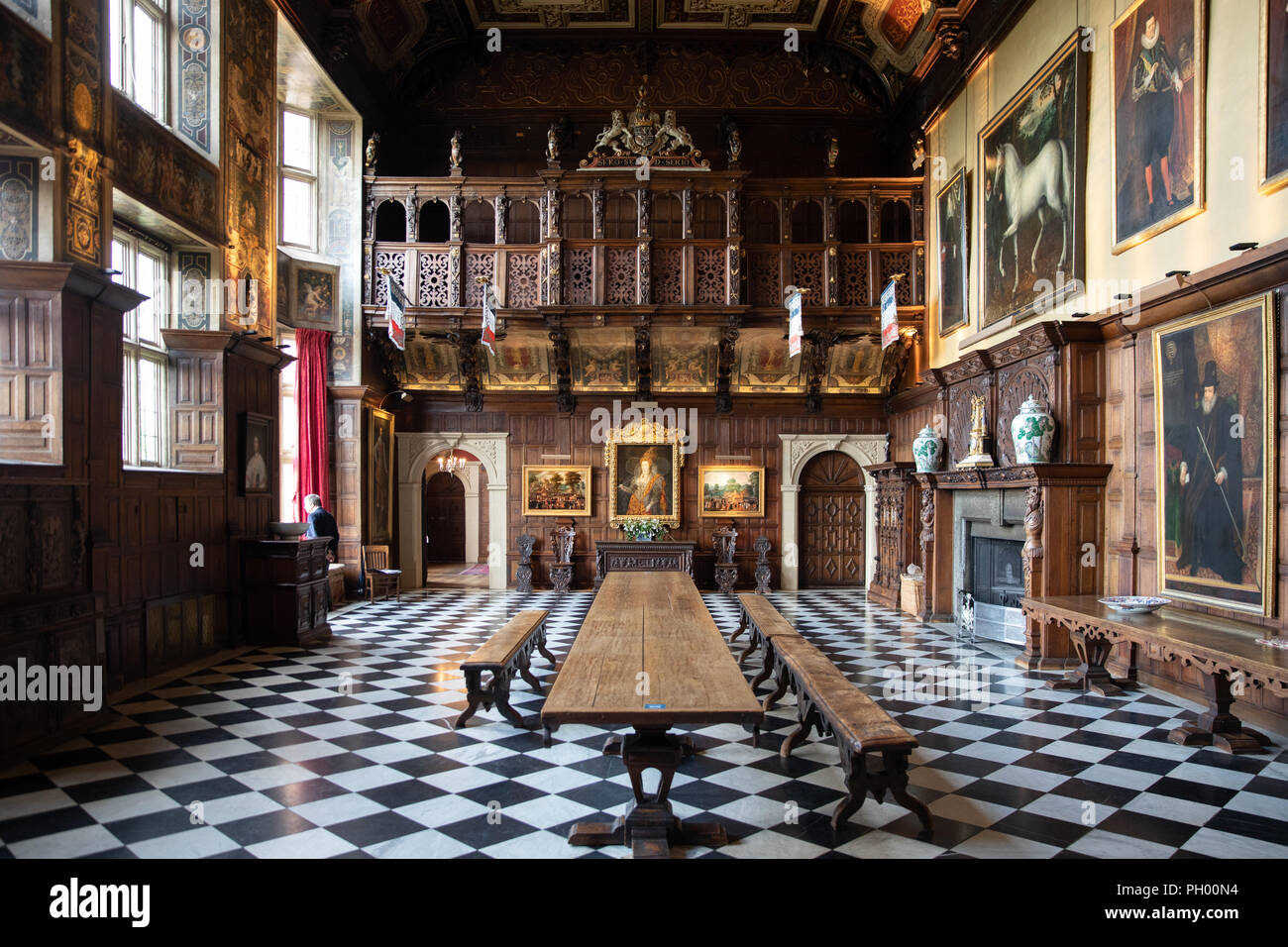 Hatfield house interior hi-res stock photography and images - Alamy