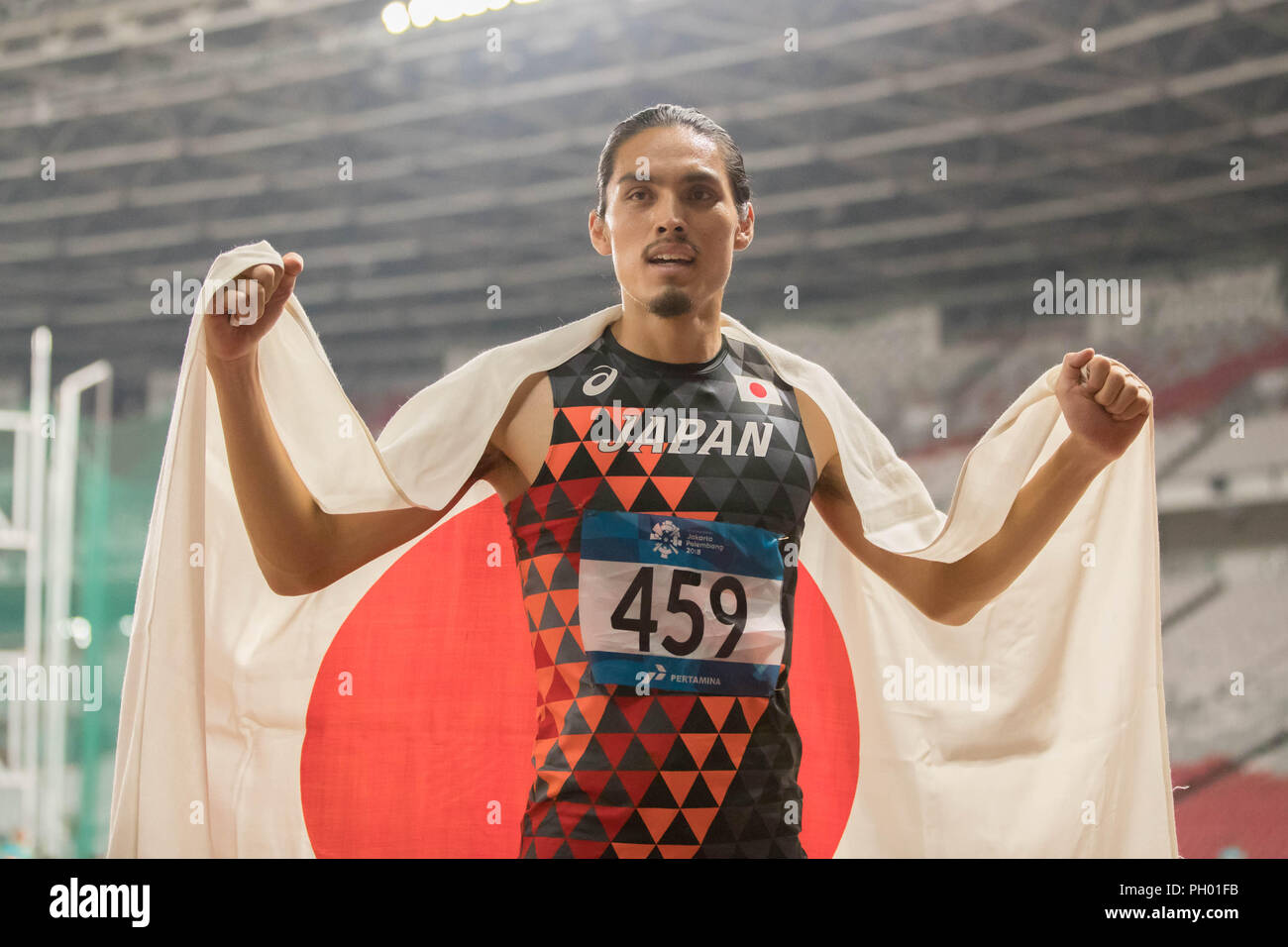 Abe Takatoshi (JPN) AUGUST 27, 2018 ? Athletics : Asian games 2018 ...