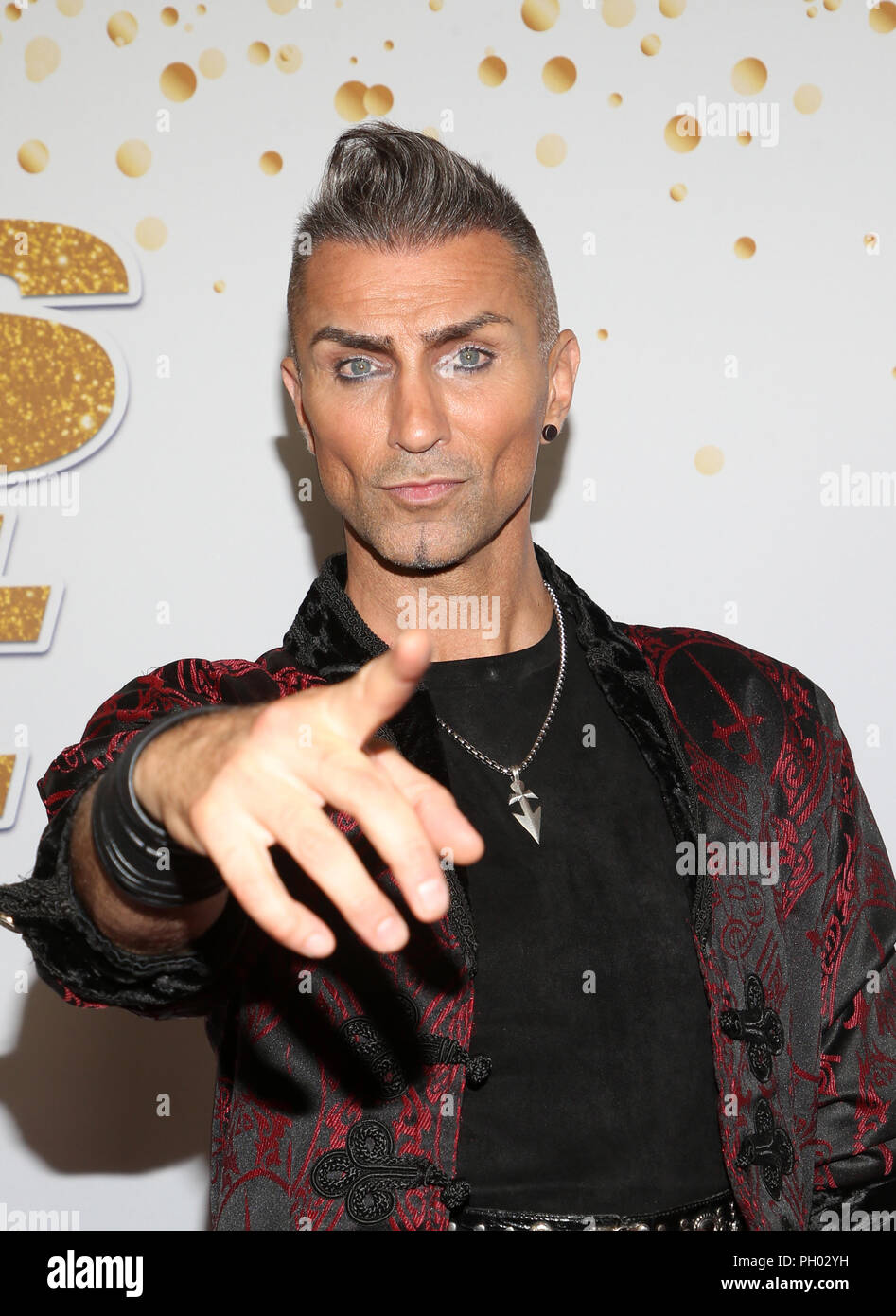 28 August 2018- Hollywood, California - Aaron Crow. "America's Got ...