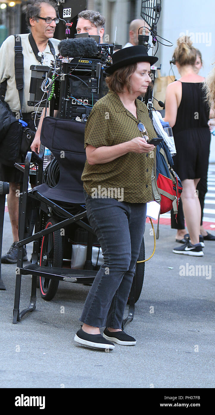 New York, NY, USA. 28th Aug, 2018. Rachel Dratch shooting Broad City in ...