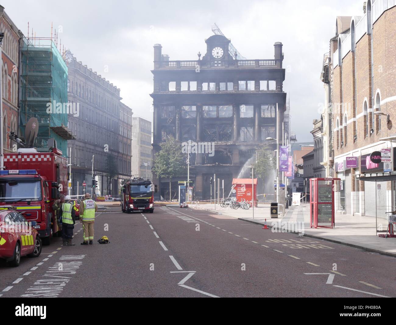 Belfast fire hi-res stock photography and images - Alamy
