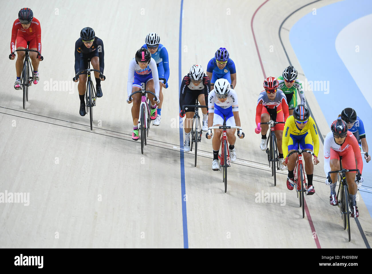 Asian games 2018 cycling hi-res stock photography and images - Alamy