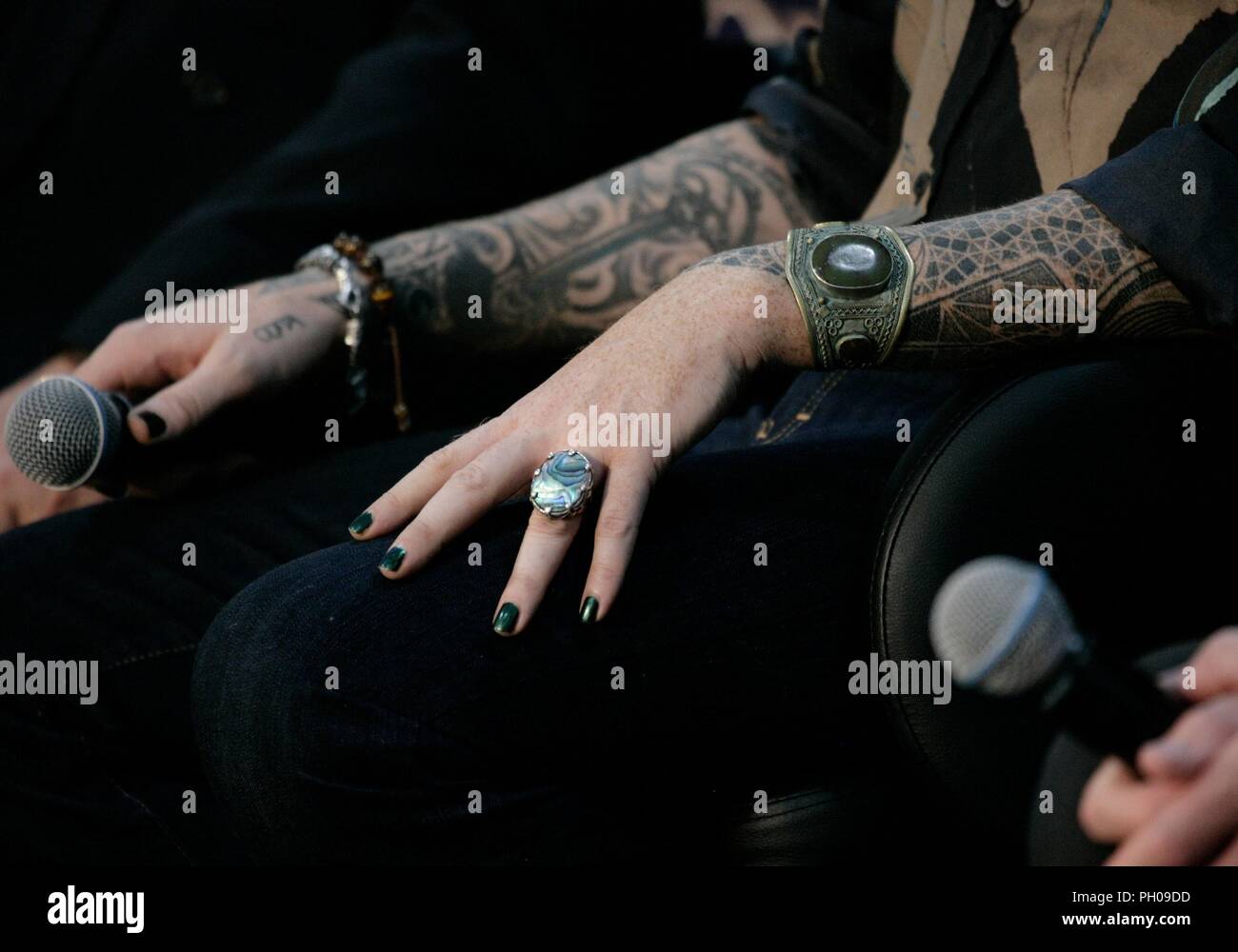Adam Lambert Wrist Tattoo