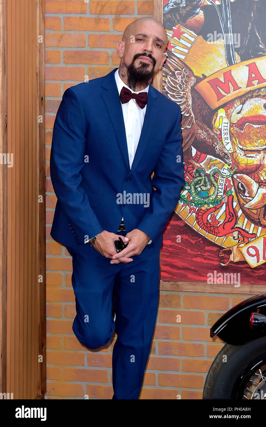 Joseph Raymond Lucero attending the premiere of FX's 'Mayans M.C.' at ...